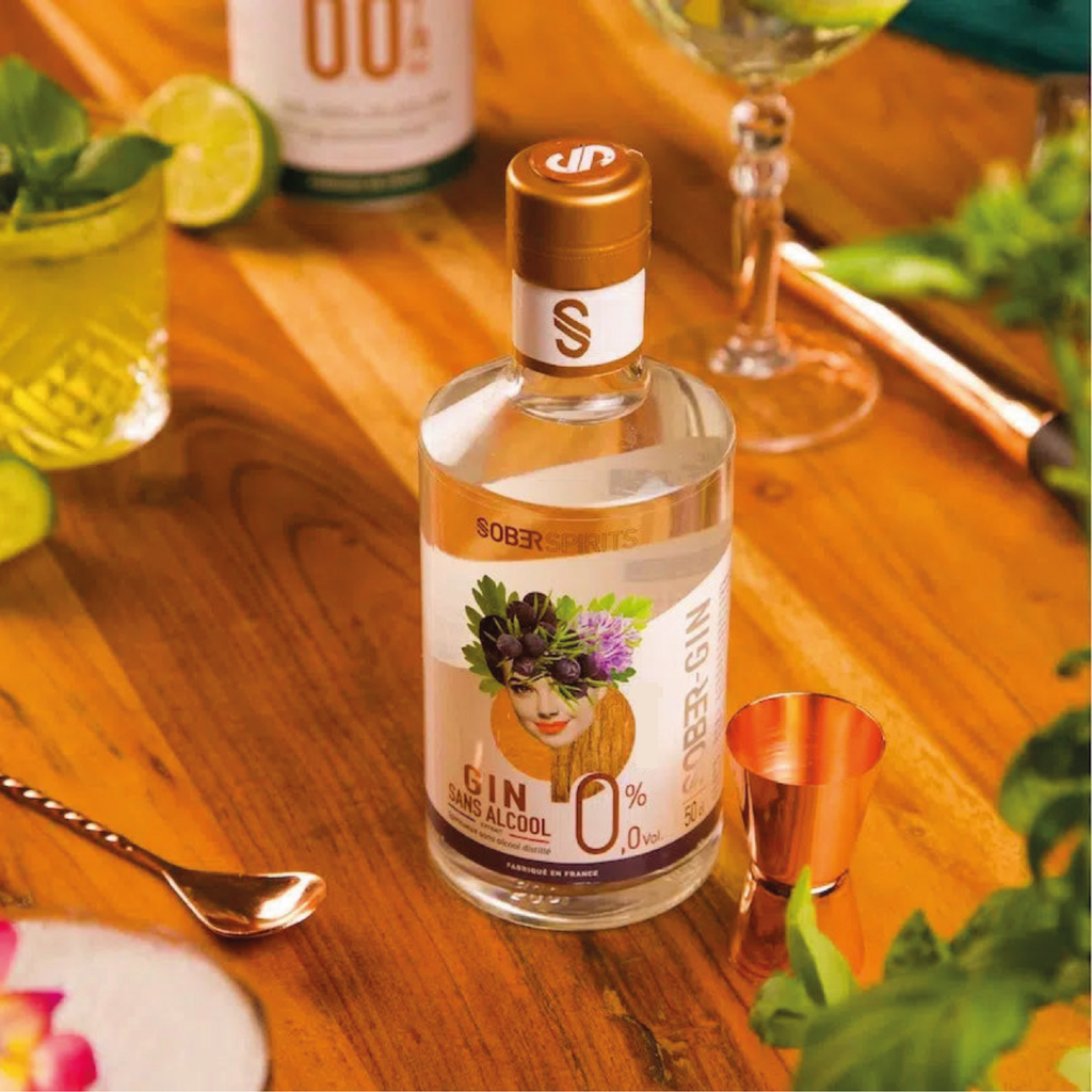 Gin Sans Alcool 0.0% • 0 Sucre SoberGin • BLUFFANT • Sober Spirits